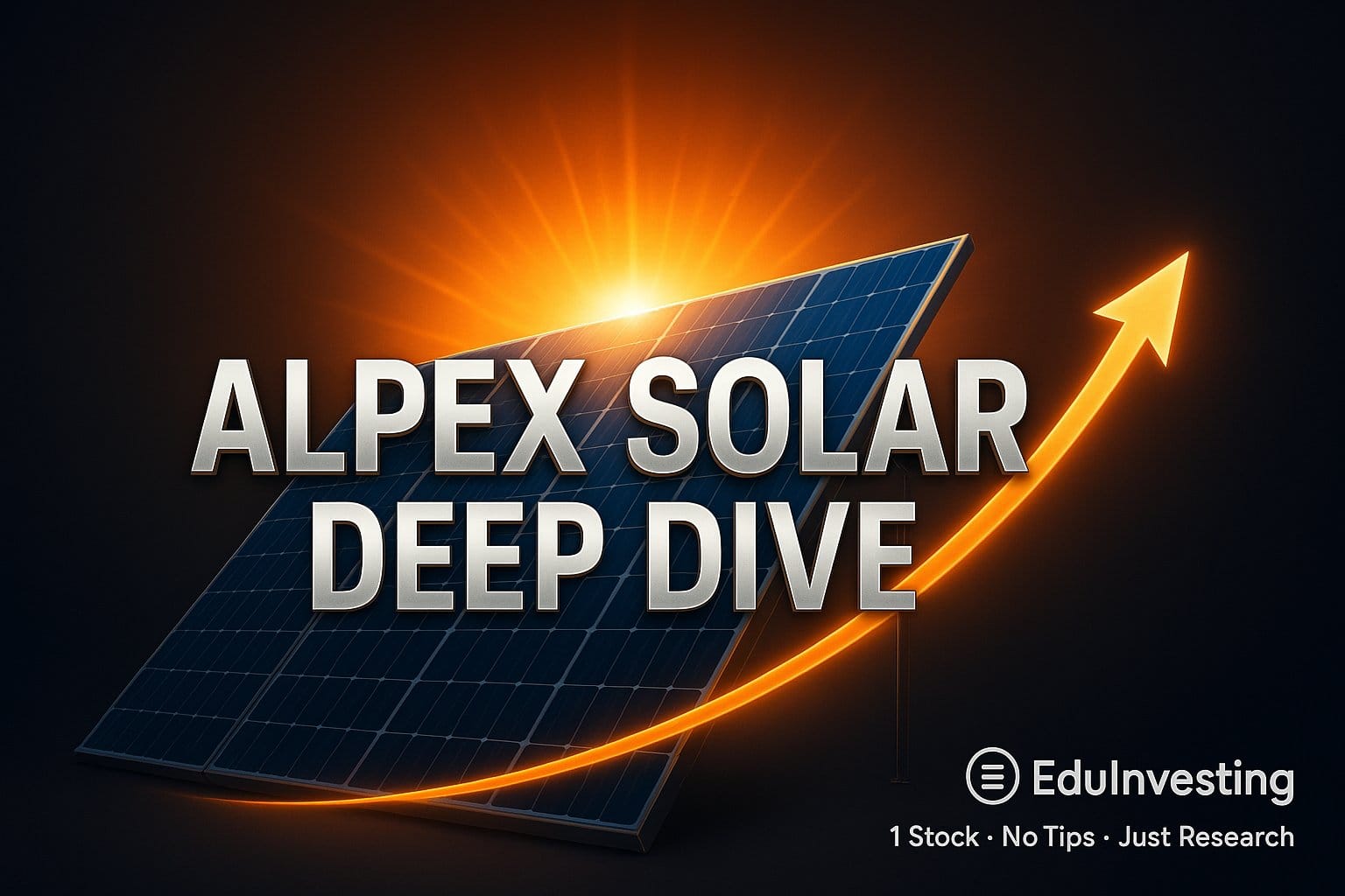 “Alpex Solar ☀️ — From Contract Manufacturer to Green Hydrogen Hero ...